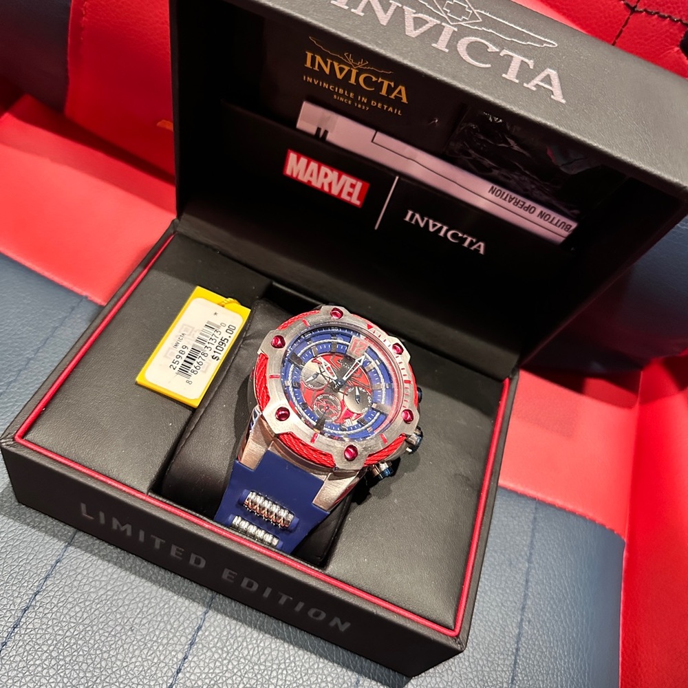 Invicta Marvel Limited Edition Spiderman Men’s Watch - Gem